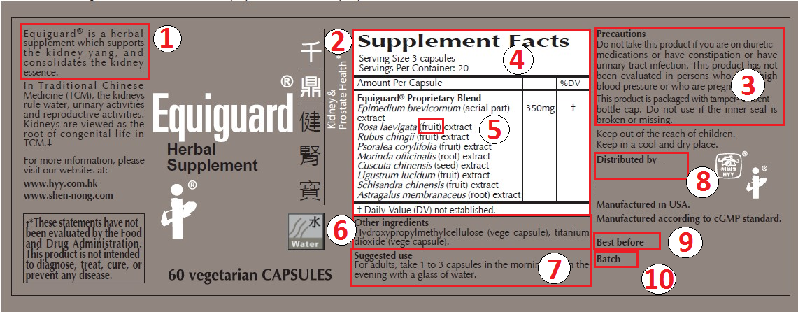 Understanding a Chinese Herbal Supplement Label